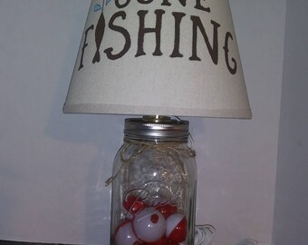 Ball Jar Lamp - Etsy