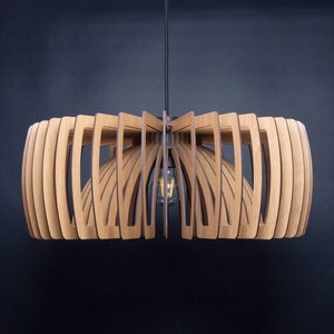 Wooden ceiling lightwood ceiling lamppendant | Etsy