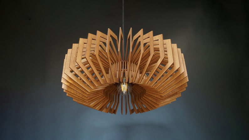 Wood Pendant Lightwooden chandelierdining lightpendant | Etsy