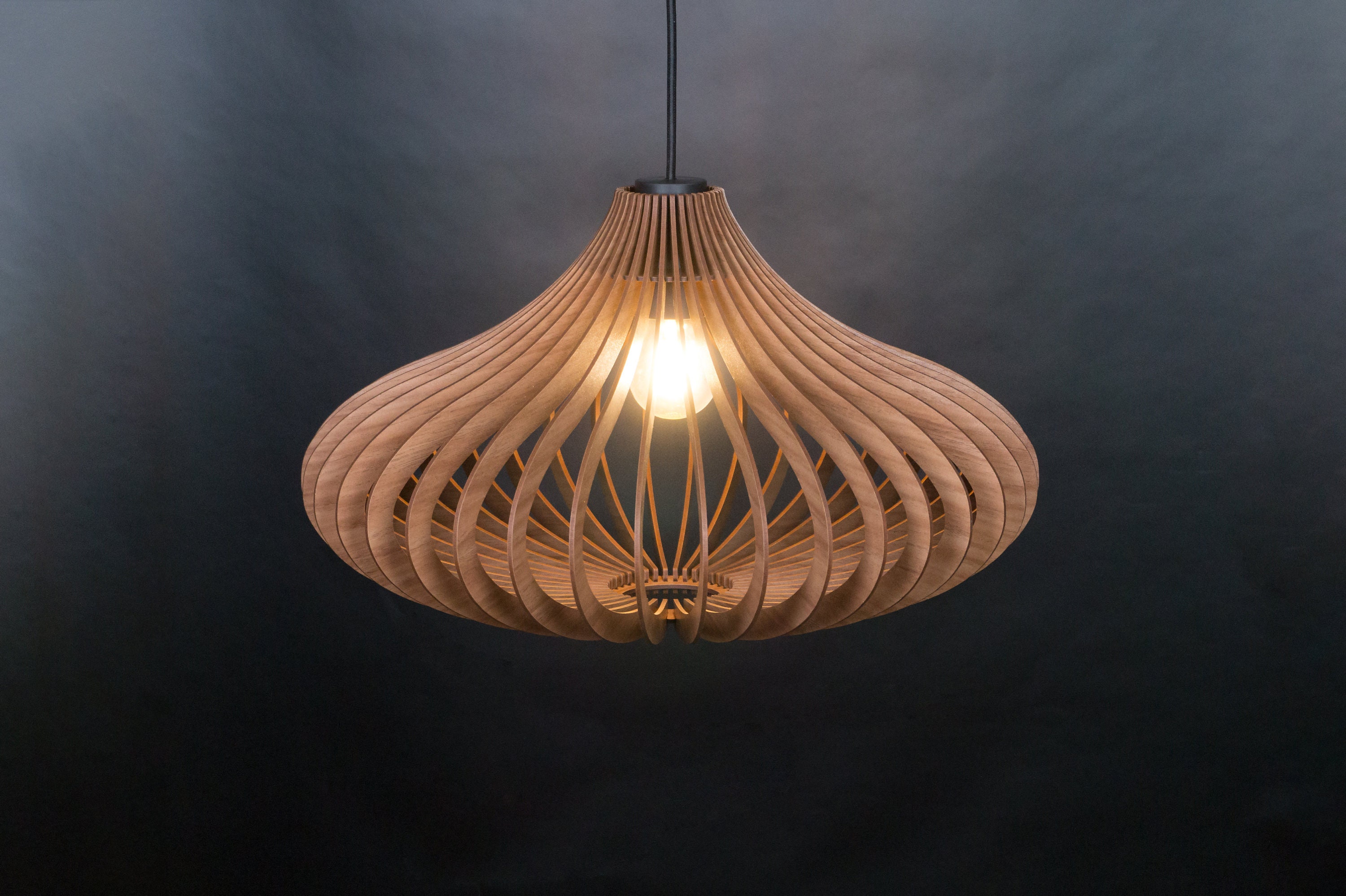 Wooden Ceiling Lightwood Pendant Lightpendant - Etsy UK