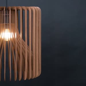 Ceiling Fixture,wooden Fixture,wood Pendant Shade,wooden Ceiling Light ...