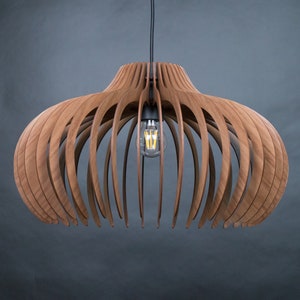 Wood Ceiling Lamp,wooden Ceiling Light,wood Pendant Light, Chandelier ...