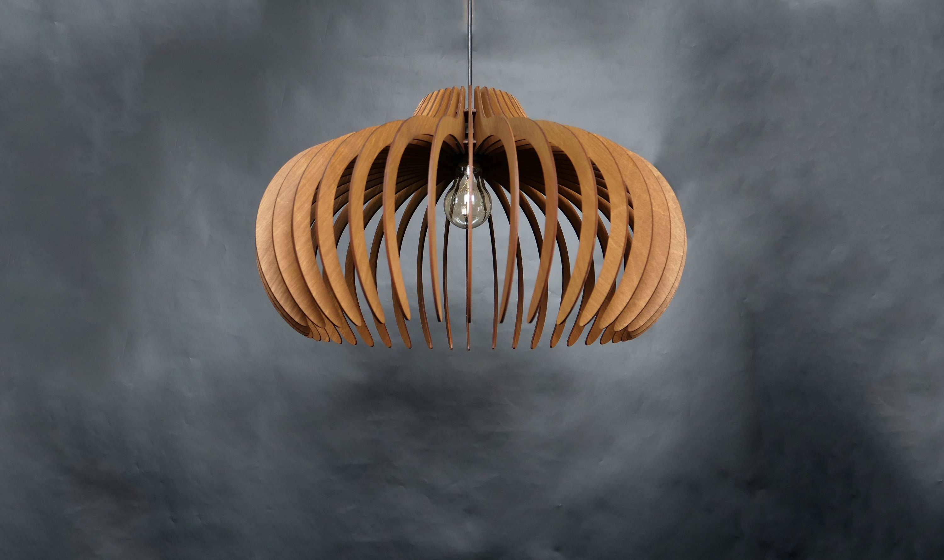 Wood ceiling lampwooden ceiling lightWood Pendant Light | Etsy