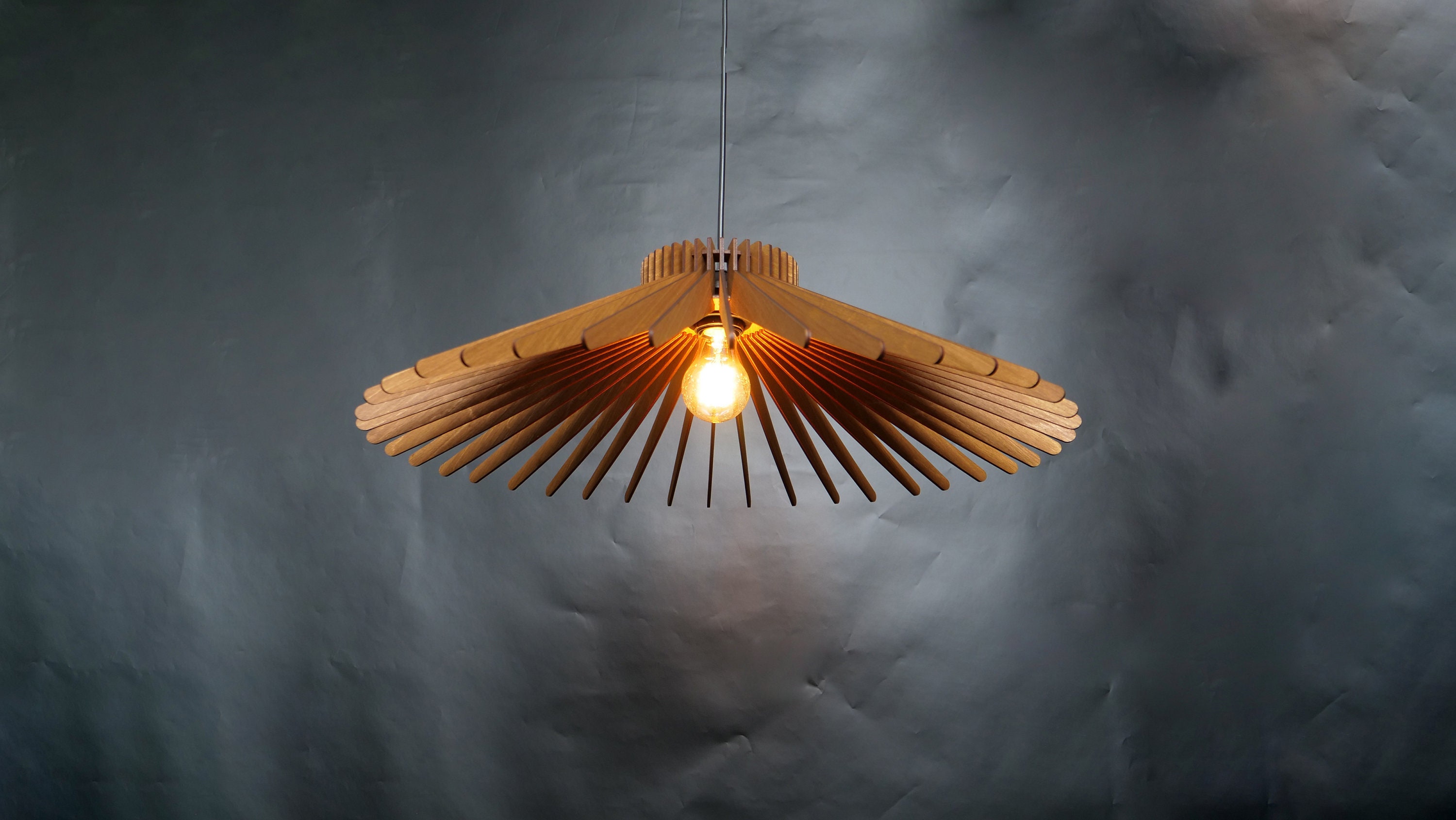 Wood ceiling lampwooden ceiling light chandelier | Etsy