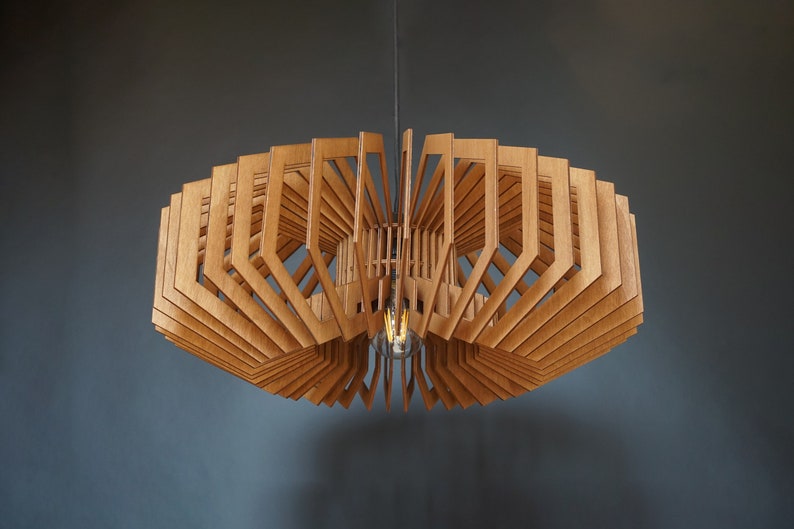 Wood Pendant Lightwooden chandelierdining lightpendant | Etsy
