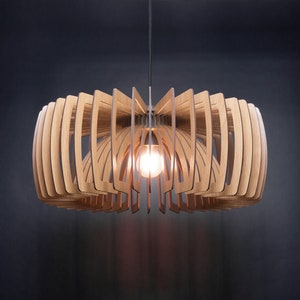 Wooden ceiling lightwood ceiling lamppendant | Etsy