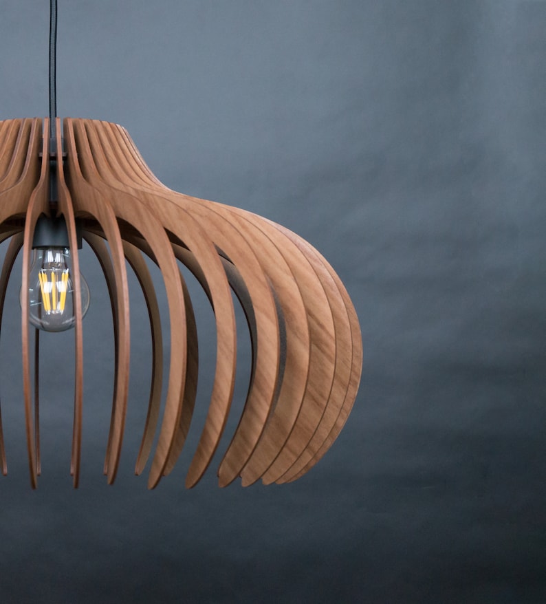 Wood Ceiling Lampwooden Ceiling Lightwood Pendant Light | Etsy