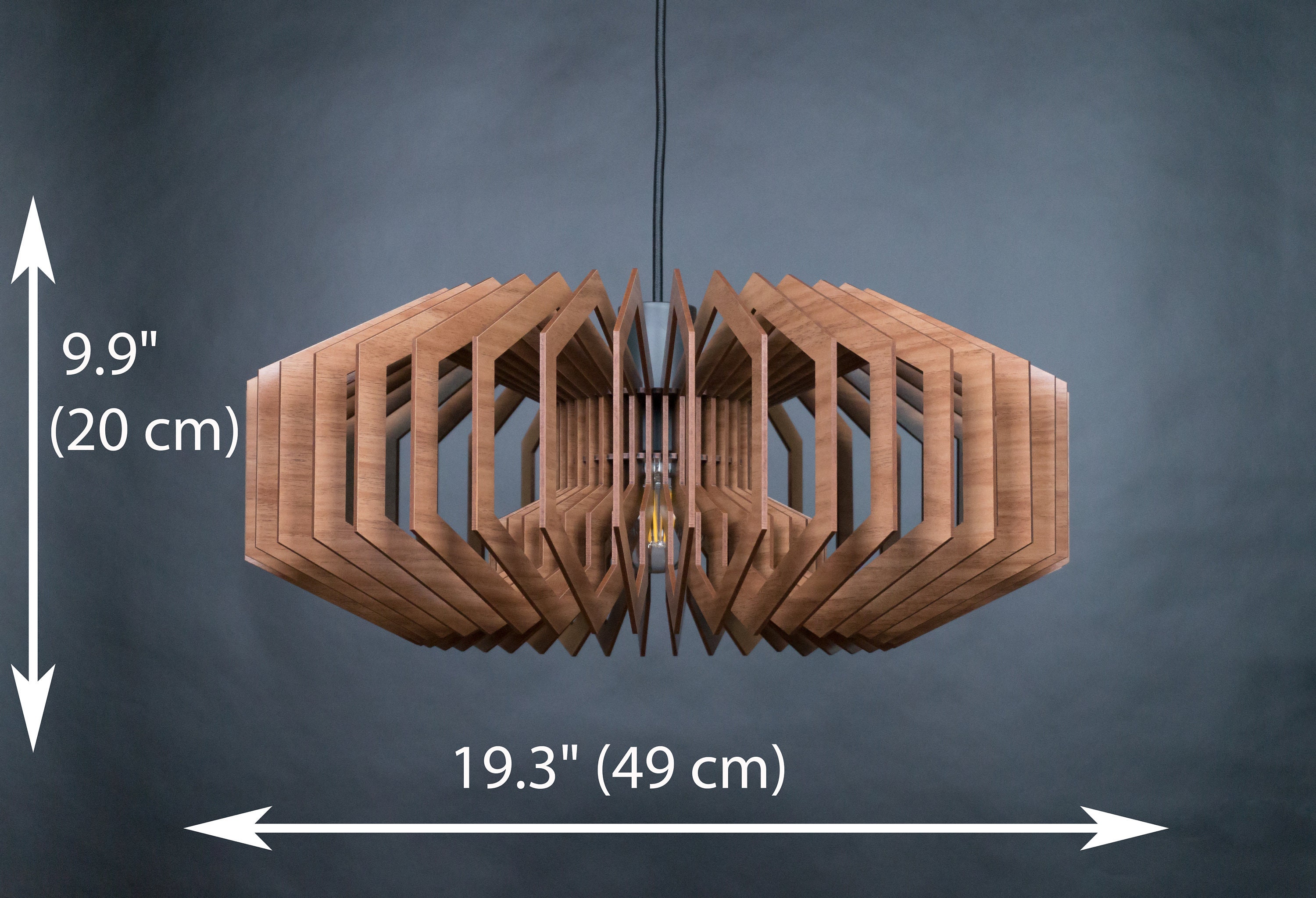 Wood Pendant Lightwooden Chandelierdining Lightpendant - Etsy Australia