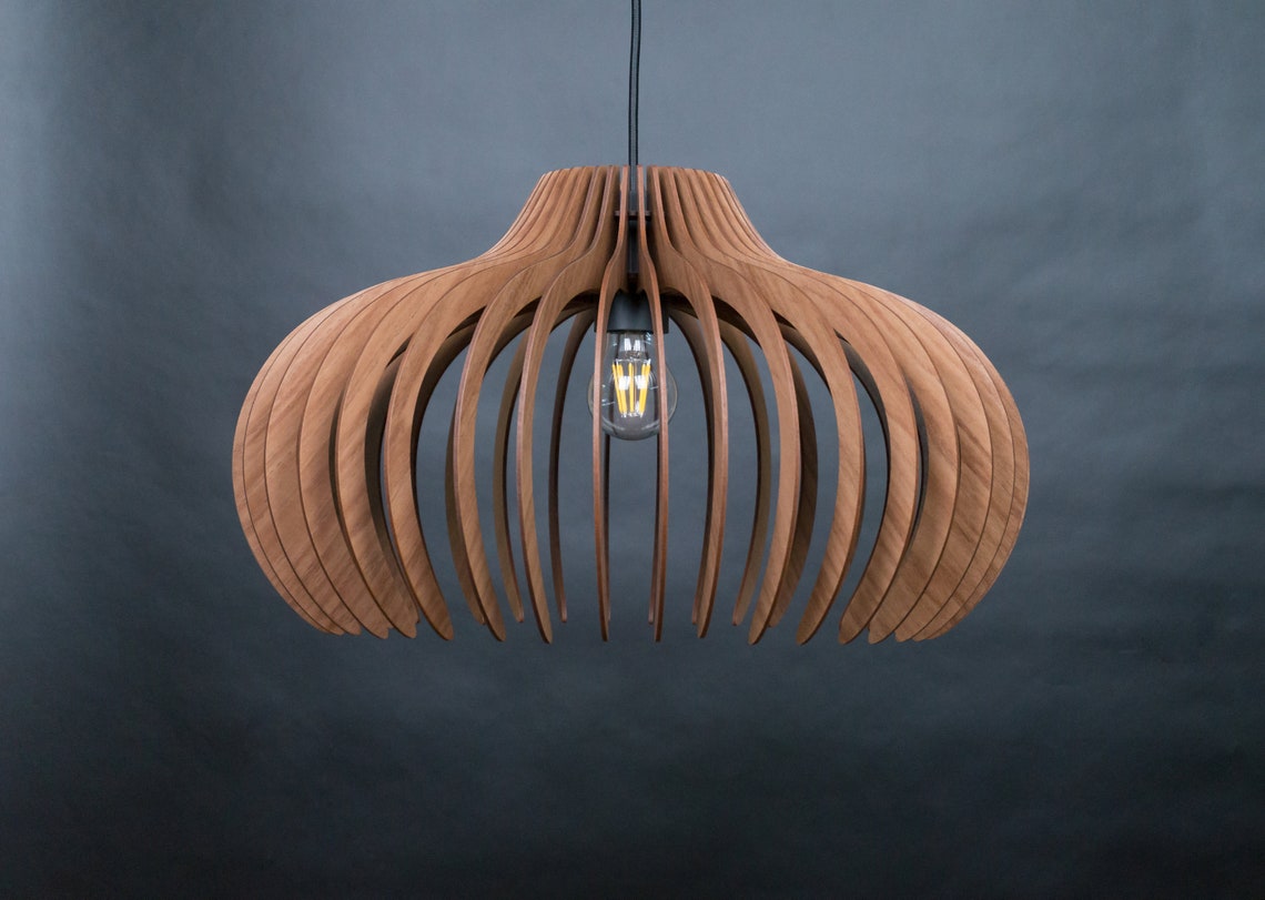 Wood Ceiling Lampwooden Ceiling Lightwood Pendant Light - Etsy
