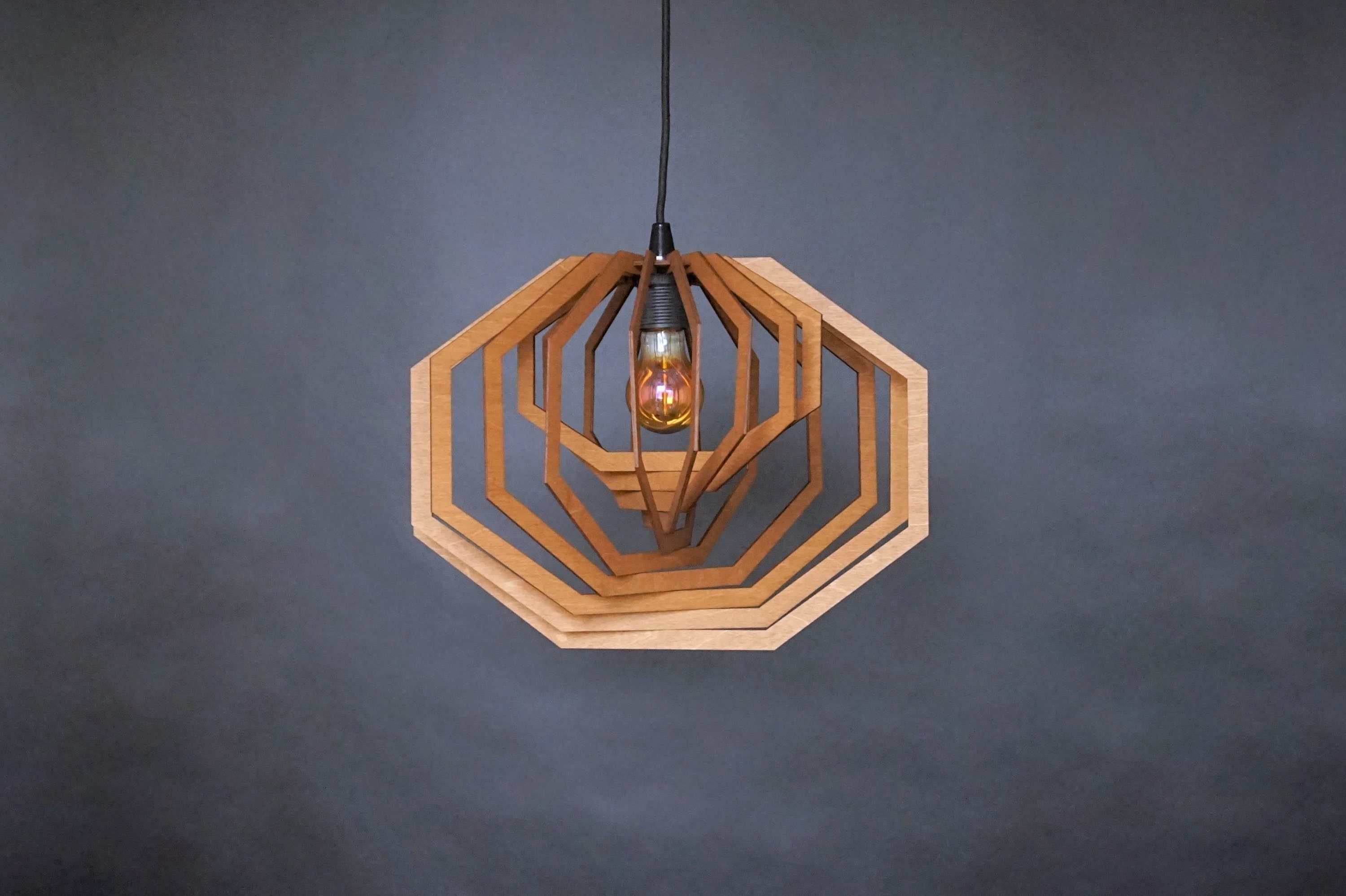Wood light pendantWood Pendant LightWooden lightPendant | Etsy