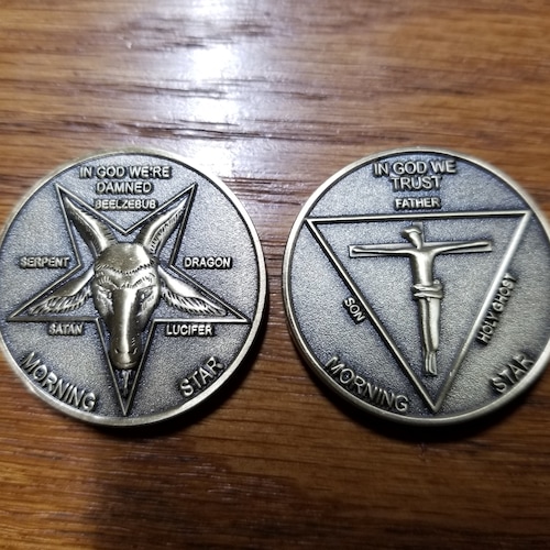 Best Seller: LUCIFER COIN Morningstar TV Hit Series 1 - Etsy
