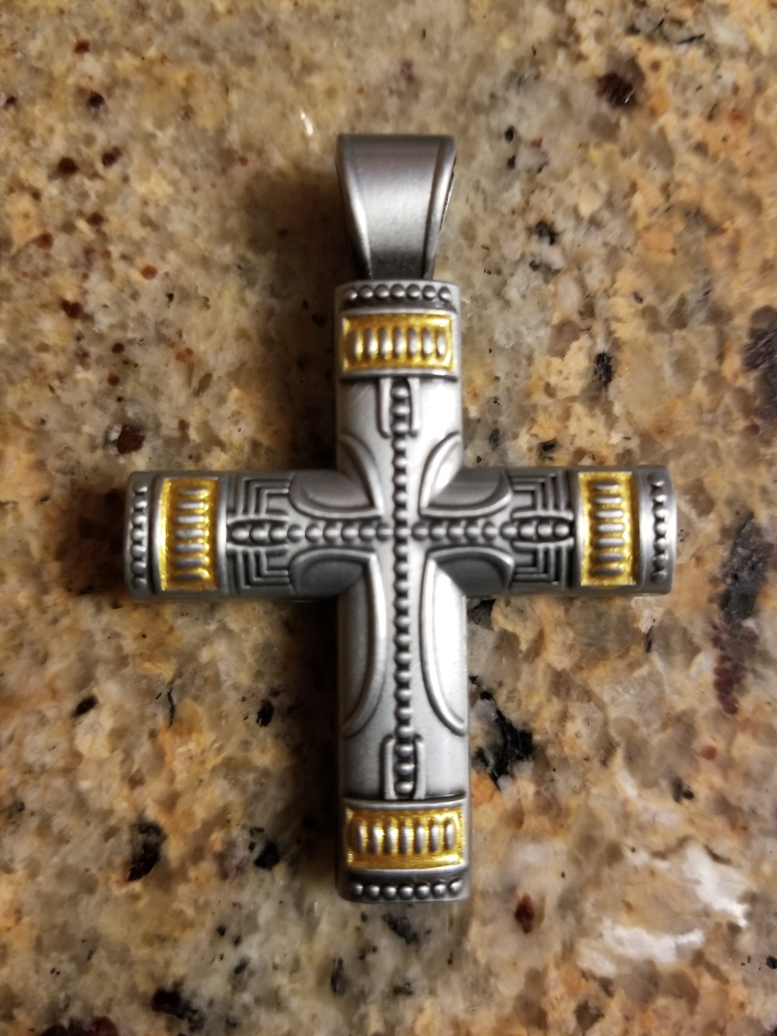 Large Ornate VATICAN CATHOLIC CROSS Pewter Pendant - Etsy