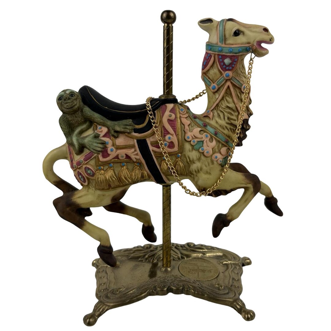 The American Carousel Tobin Fraley Camel W/monkey 4th Edition 1090/8500 ...