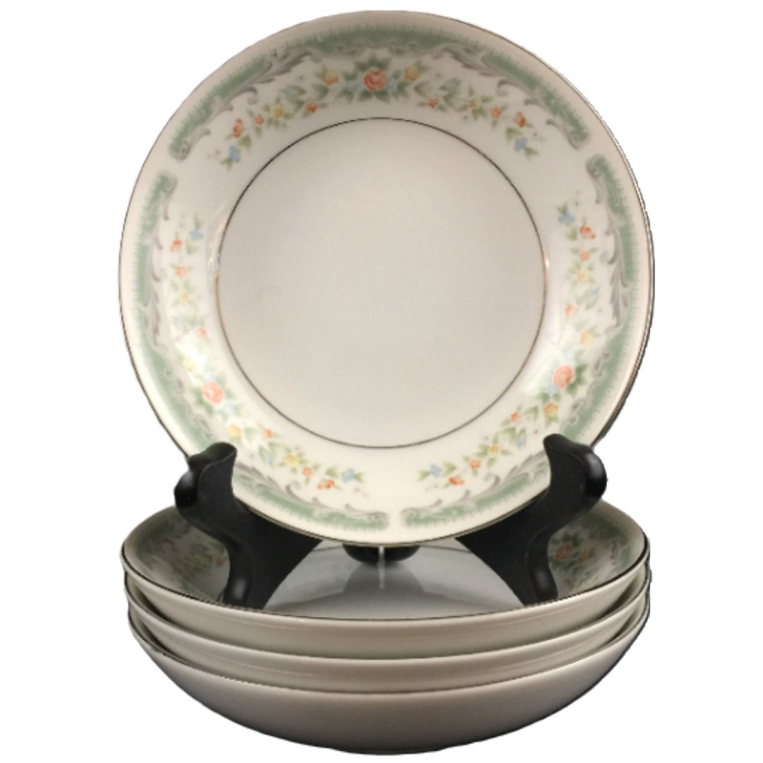 Roseville Berry Sauce Bowls Set of 4 Vintage 5 1/2 Japan Translucent ...