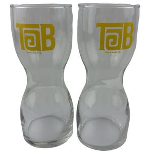 ENJOY TAB Curvy Hourglass Cinch Tumbler Drinking Glasses Set of 2 Soda ...