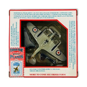 Postage Stamp Model Power Diecast Aircraft Hurricane MKII 1/100 ...