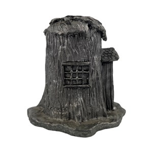 Michael Ricker Bartlett Casting Studio Pewter Figurine Mystical Stump ...