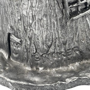 Michael Ricker Bartlett Casting Studio Pewter Figurine Mystical Stump ...