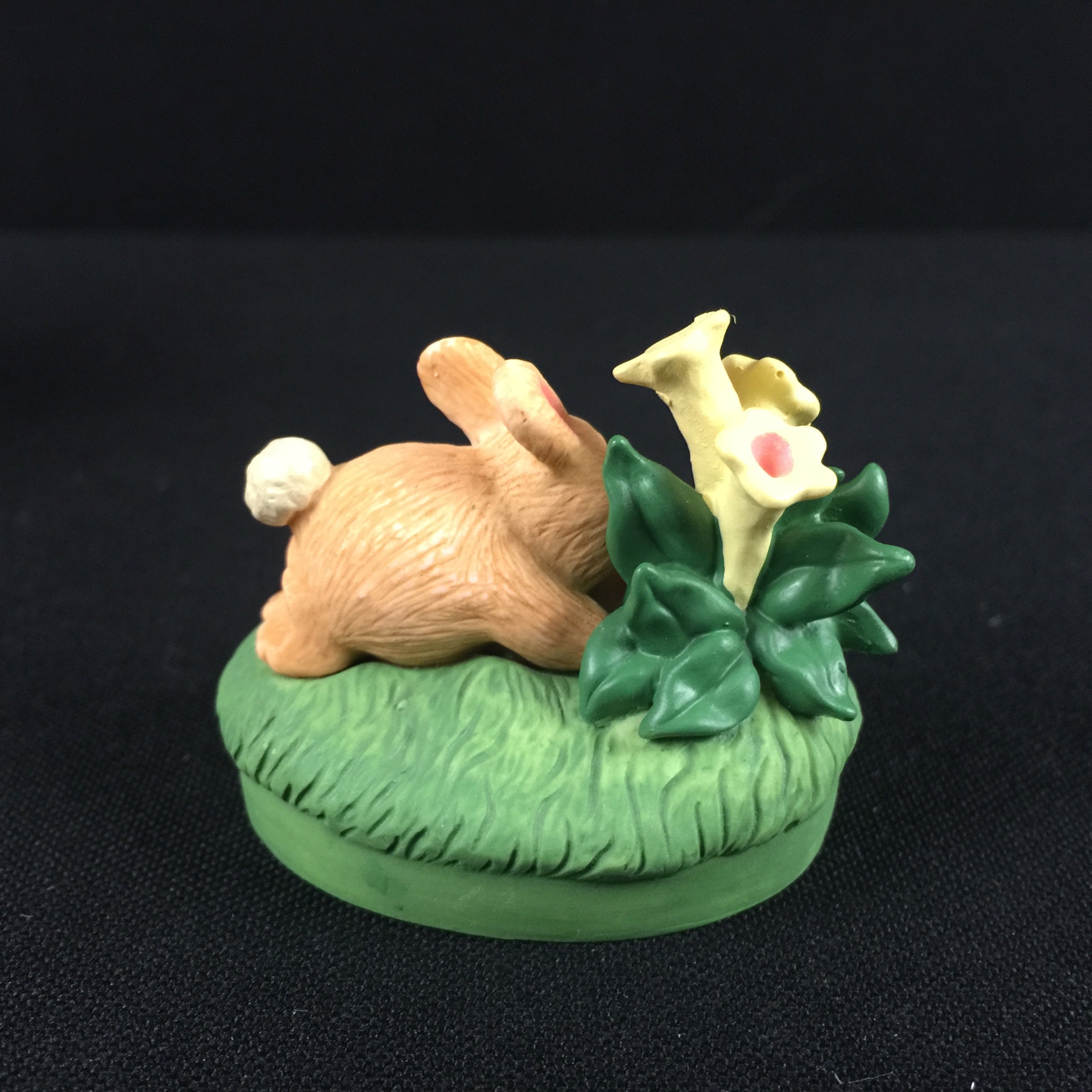 Hallmark Merry Miniatures Easter Egg Hunt Bunny Springtime Vintage ...