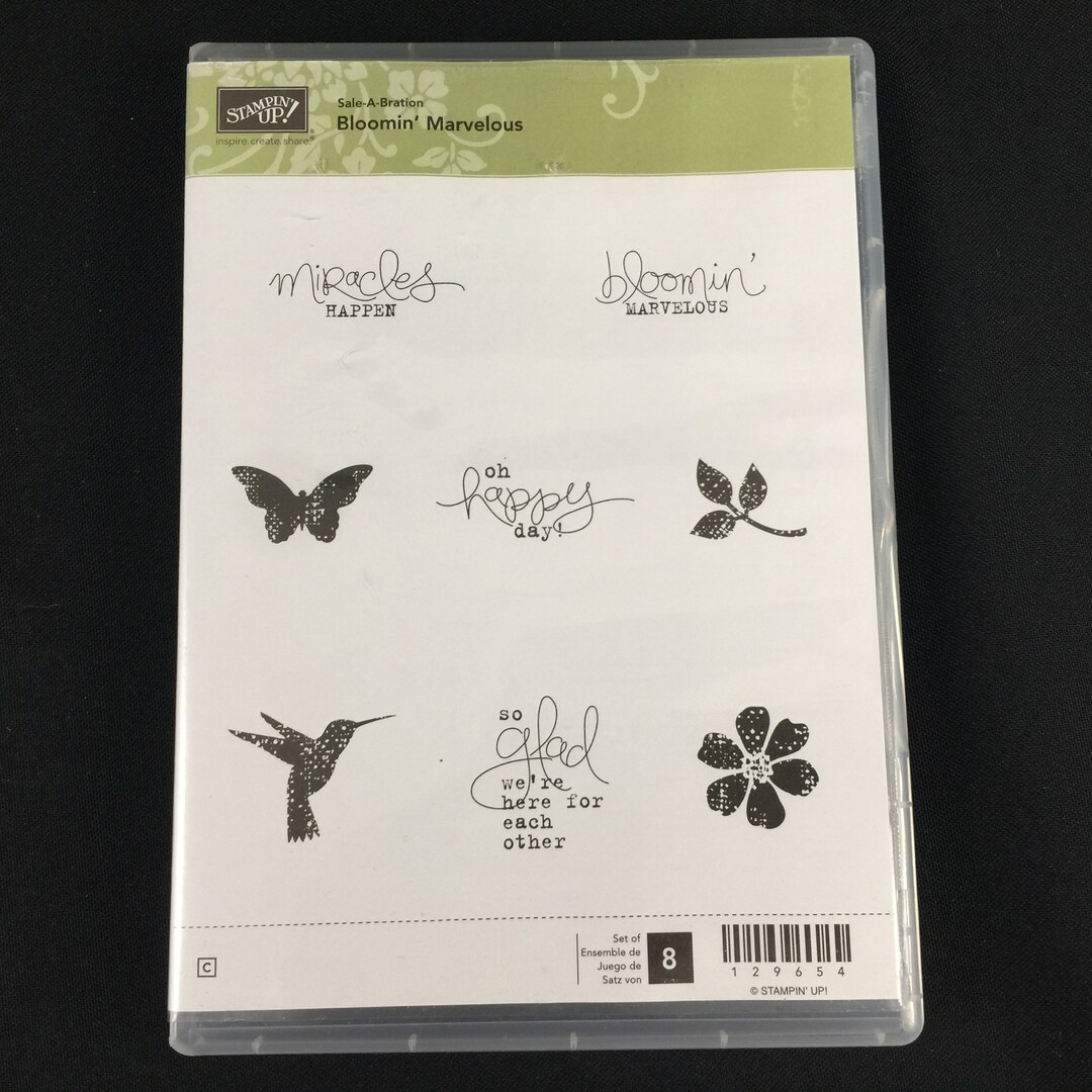Stampin' Up BLOOMIN' MARVELOUS Stamp Set Sentiments - Etsy