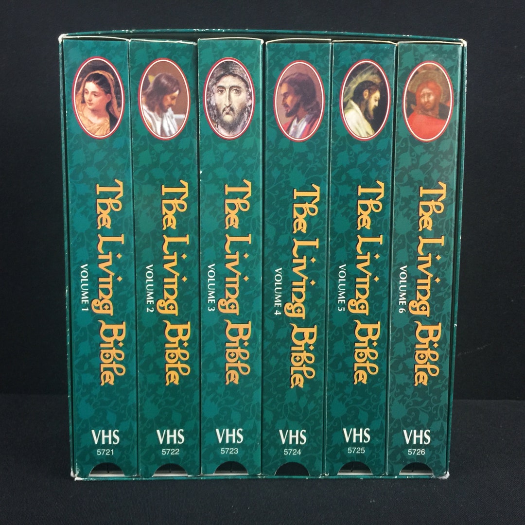 the-living-bible-vhs-tapes-lot-of-6-a-walk-through-the-new-etsy
