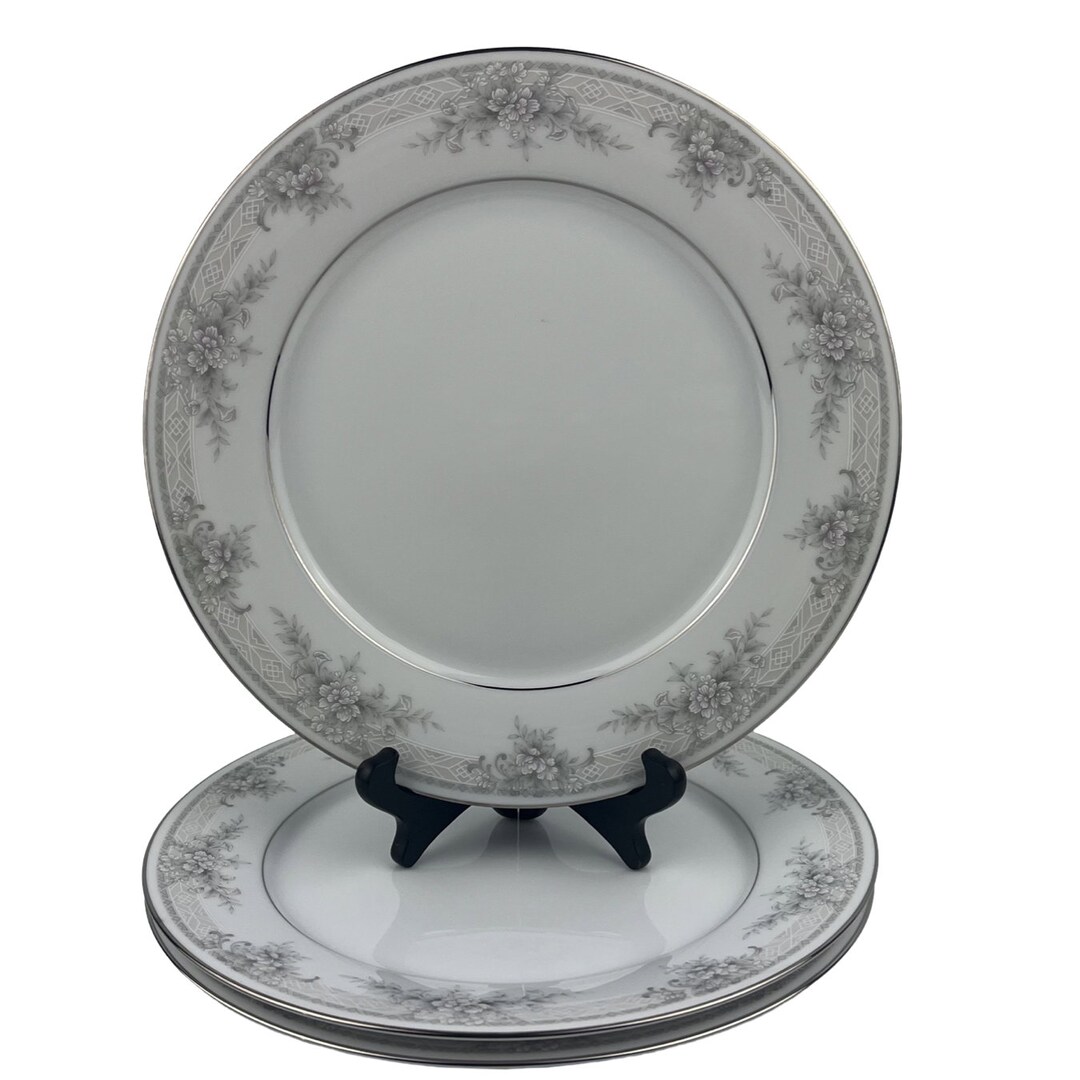 Noritake Sweet Leilani Dinner Plates Set of 3 Vintage 10 1/4 3482 ...