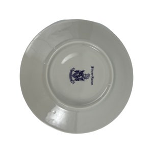 Hanover China Silver Rose Footed Cups and Saucers Set of 4 Vintage ...