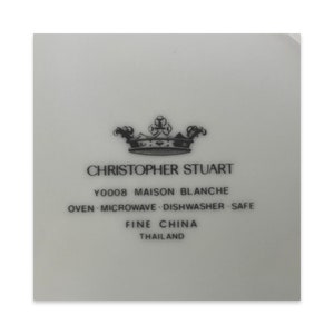 Christopher Stuart MAISON BLANCHE Lidded Sugar Bowl Octagonal White Y0008 Thailand - Etsy