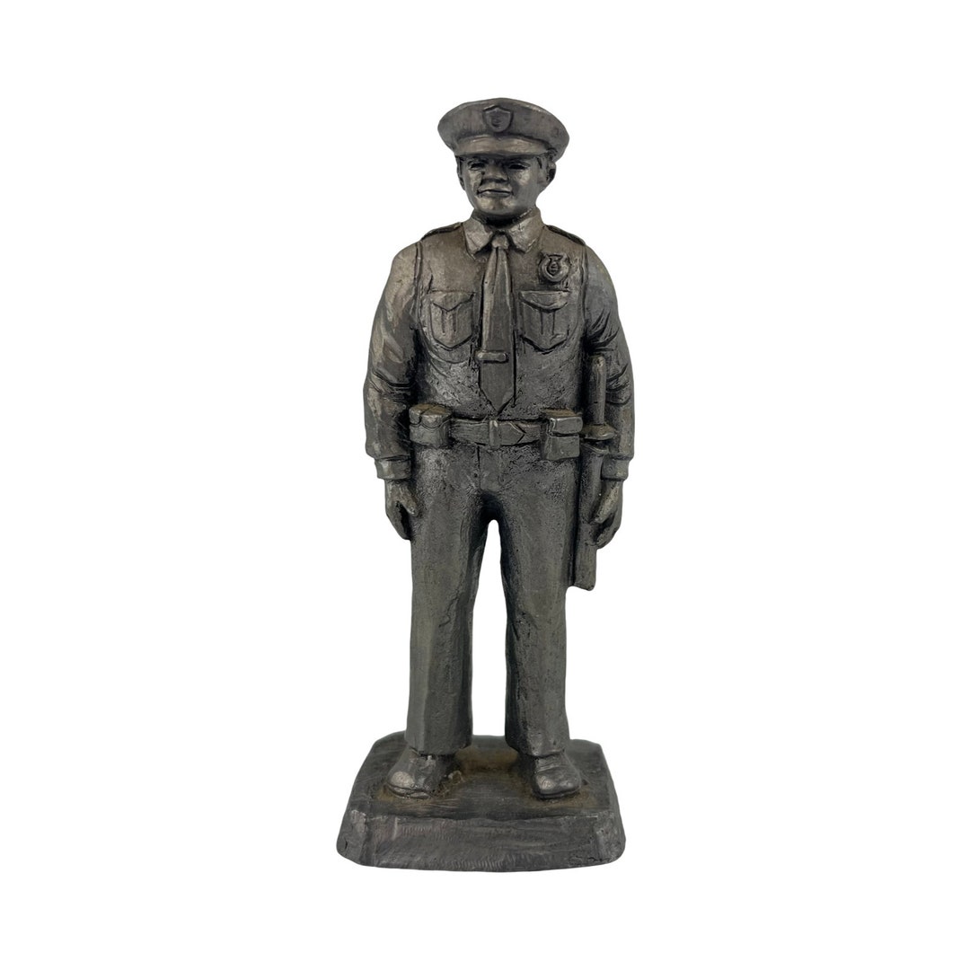Michael Ricker Bartlett Casting Studio Pewter Figurine Police Officer ...