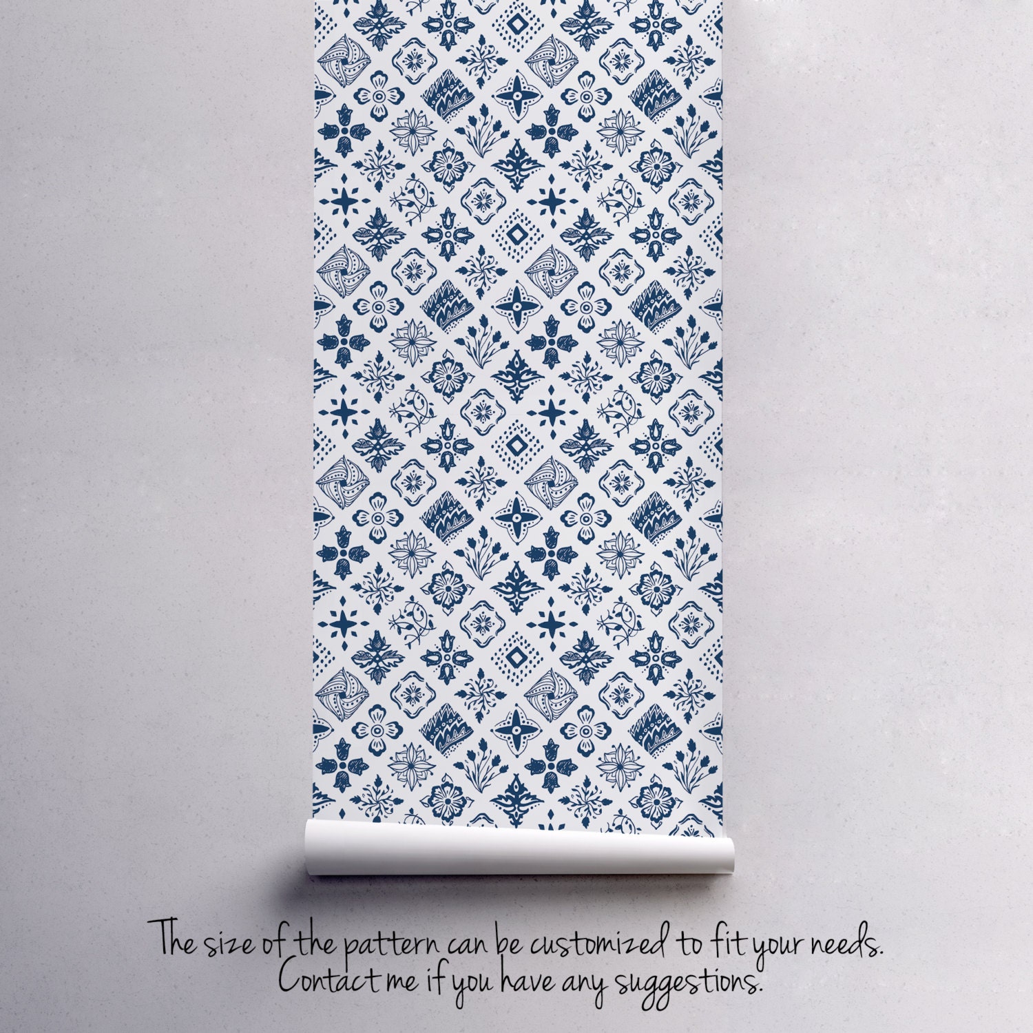 Signature Pattern Wallpaper Removable Temporary Wall Decal - Etsy Canada