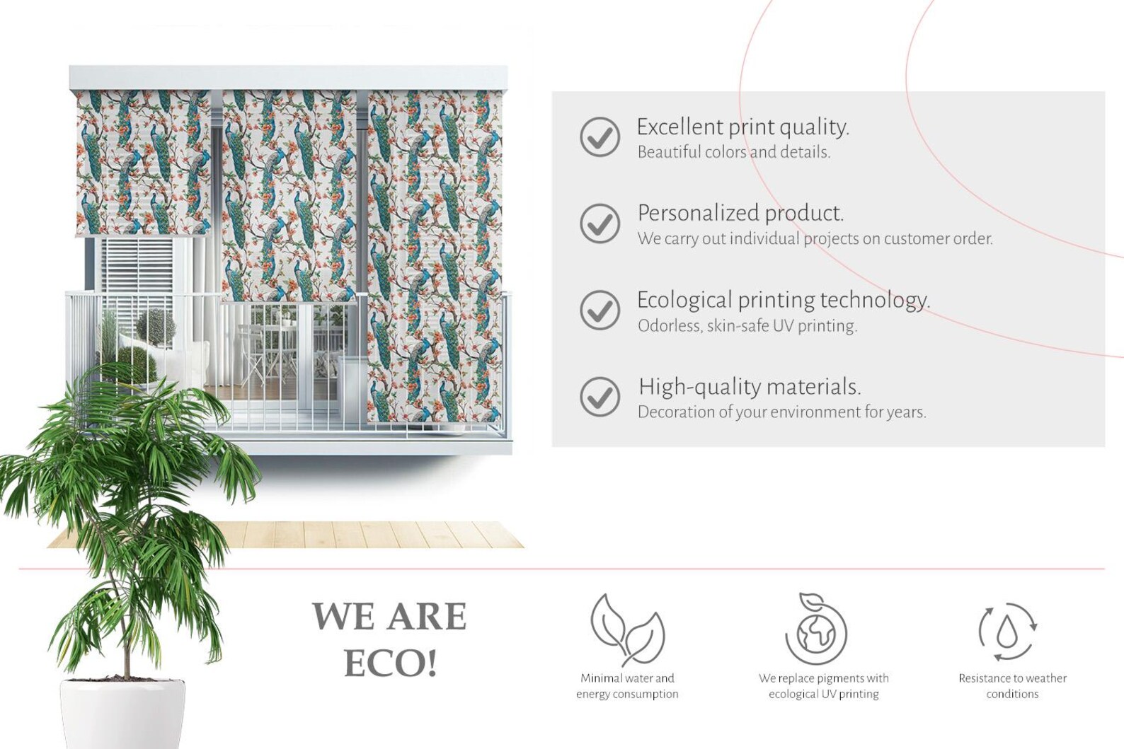 Herringbone Pattern Outdoor Roller Shades, Structures Window Treatments ...