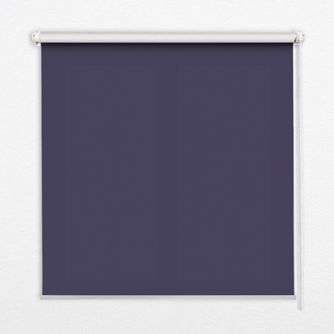 Roller Blinds, Light Diffusing or Darkening, Blackout, Dark Violet ...