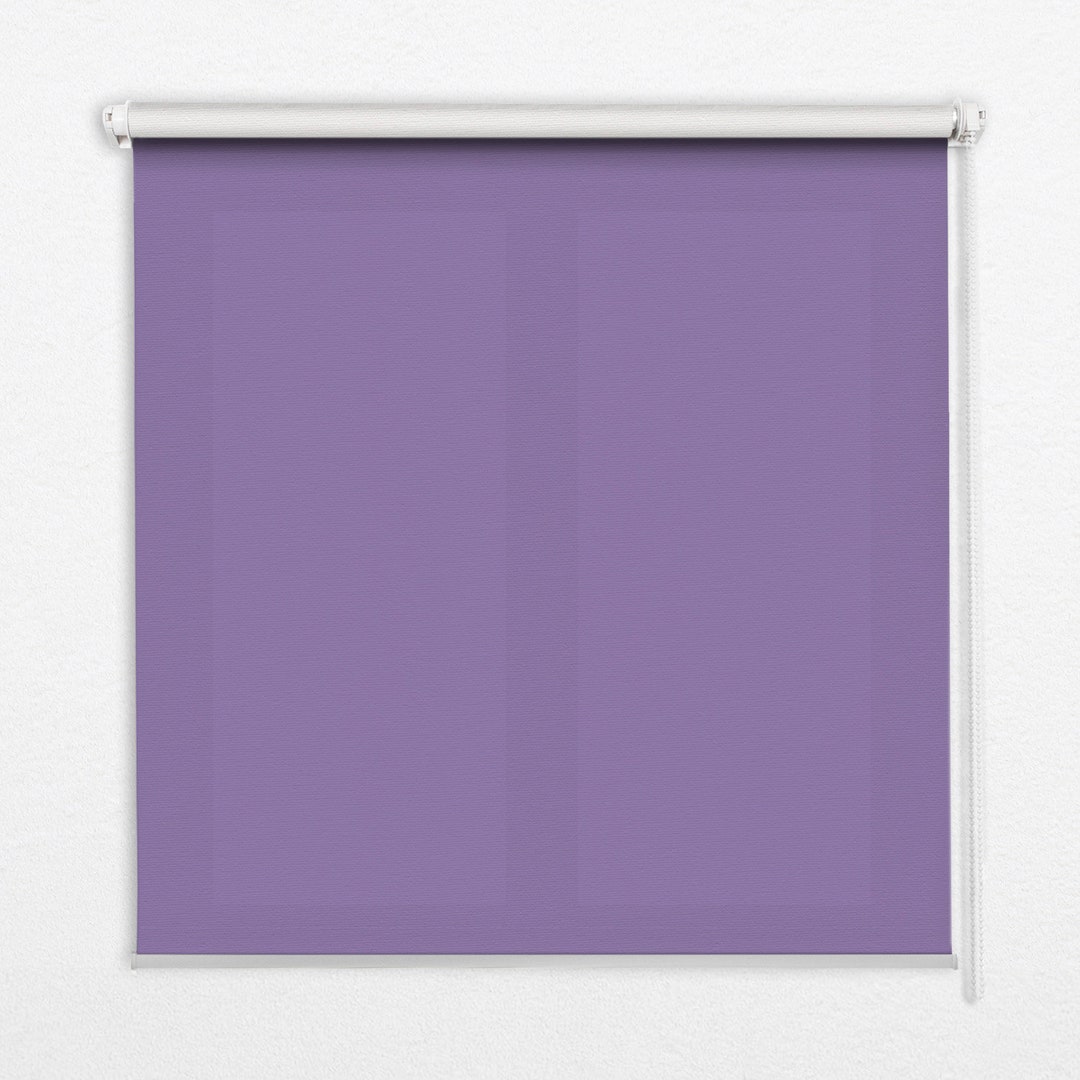Roller Blinds, Light Diffusing or Darkening, Blackout, Purple, Solid ...