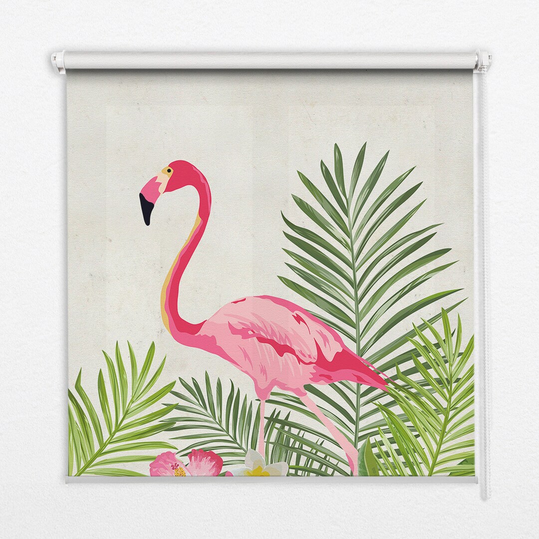 Roller Blinds, Light Diffusing or Darkening, Blackout, Flamings With ...