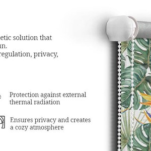 Leaves in A Regular Pattern Patio Roller Blinds, Plants Window ...