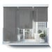 Line Grid Exterior Roller Shades, Structures Window Treatments, Gray ...