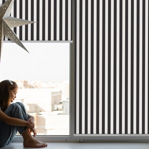 Roller Blinds, Light Diffusing or Darkening, Blackout, Black and White ...