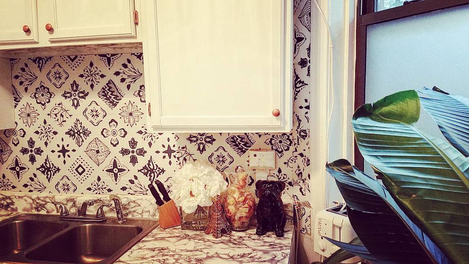 Signature Pattern Wallpaper, Removable, Temporary Wall Decal, Just Peel ...