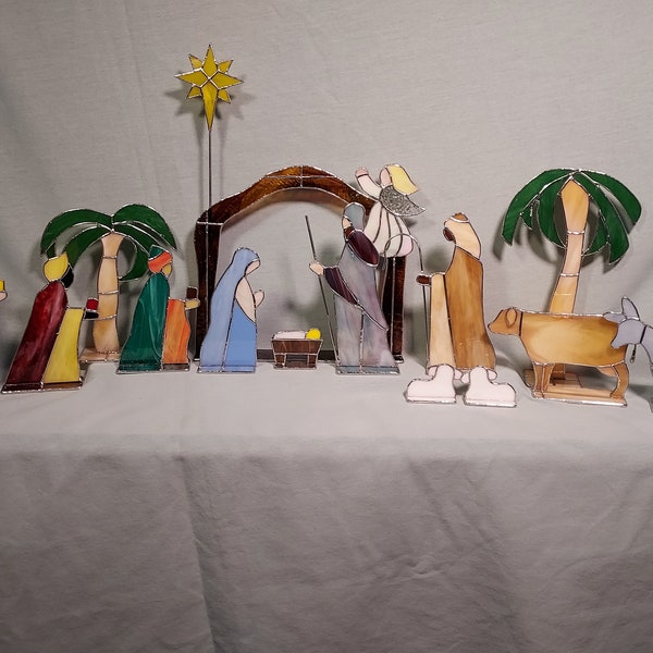 Glass Nativity - Etsy