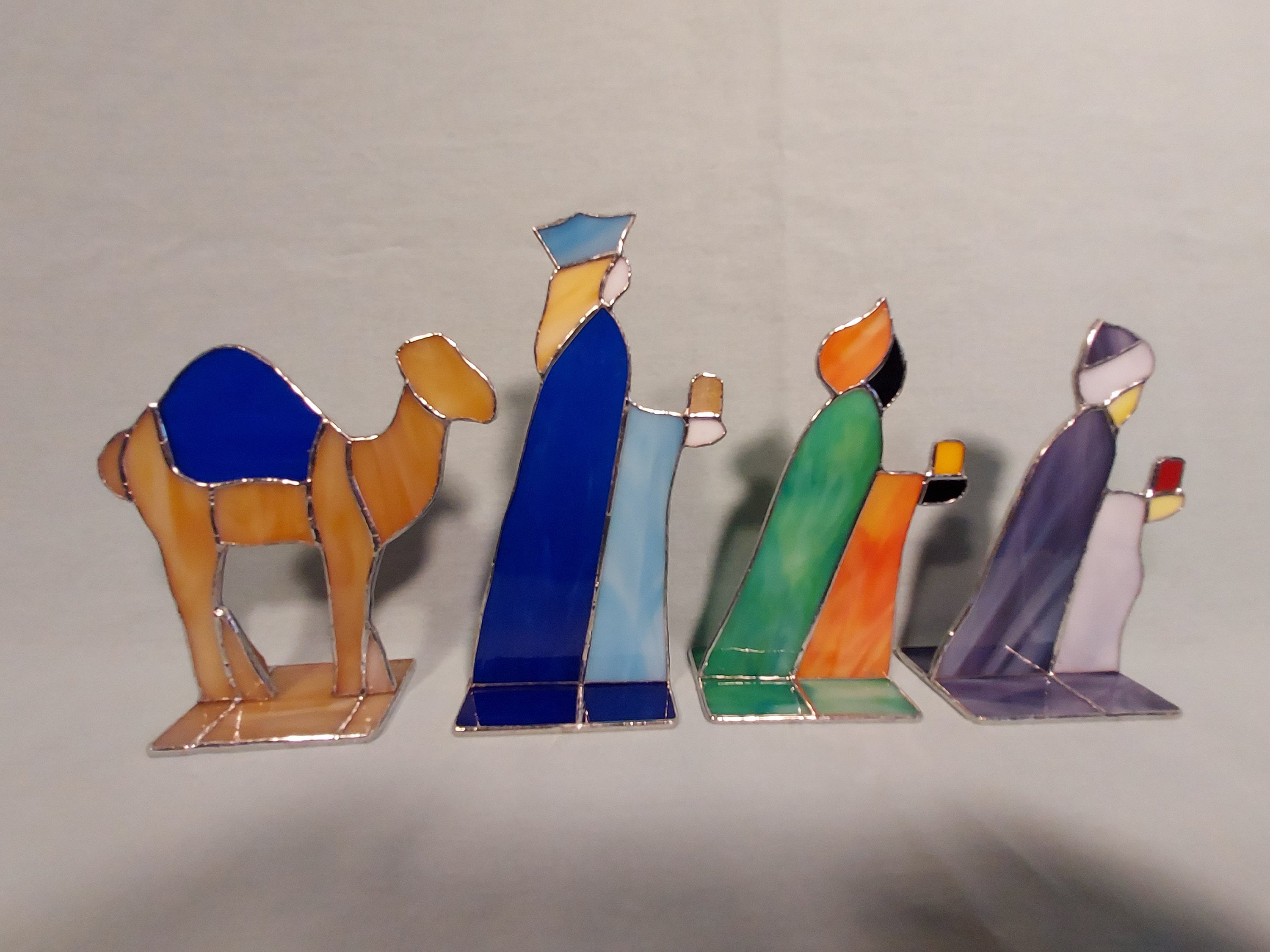 Stained Glass Nativity Set Twenty-six 17 Pieces - Etsy