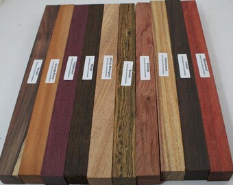 22 Different Exotic Wood Pen Blanks 3/4 x 5 | Etsy
