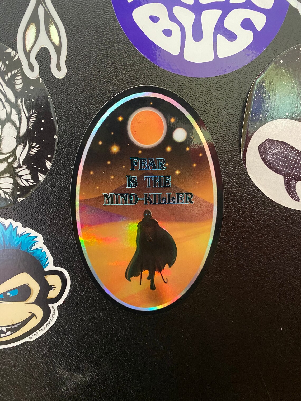 Dune Book Holographic Sticker Sci Fi Reflective Stickers | Etsy