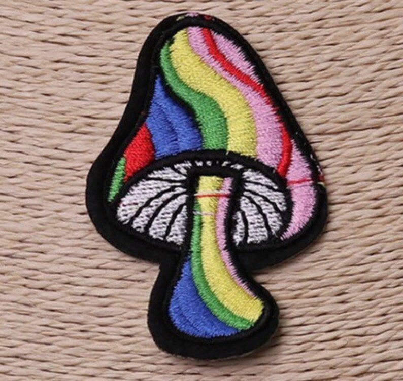 Patch mushroom hippie lsd | Etsy