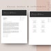 Modern Resume Template, Modern Resume Design for Word | 1+2 Page ...