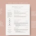 Resume Template Word, Modern Resume Design for MS Word Instant Download ...