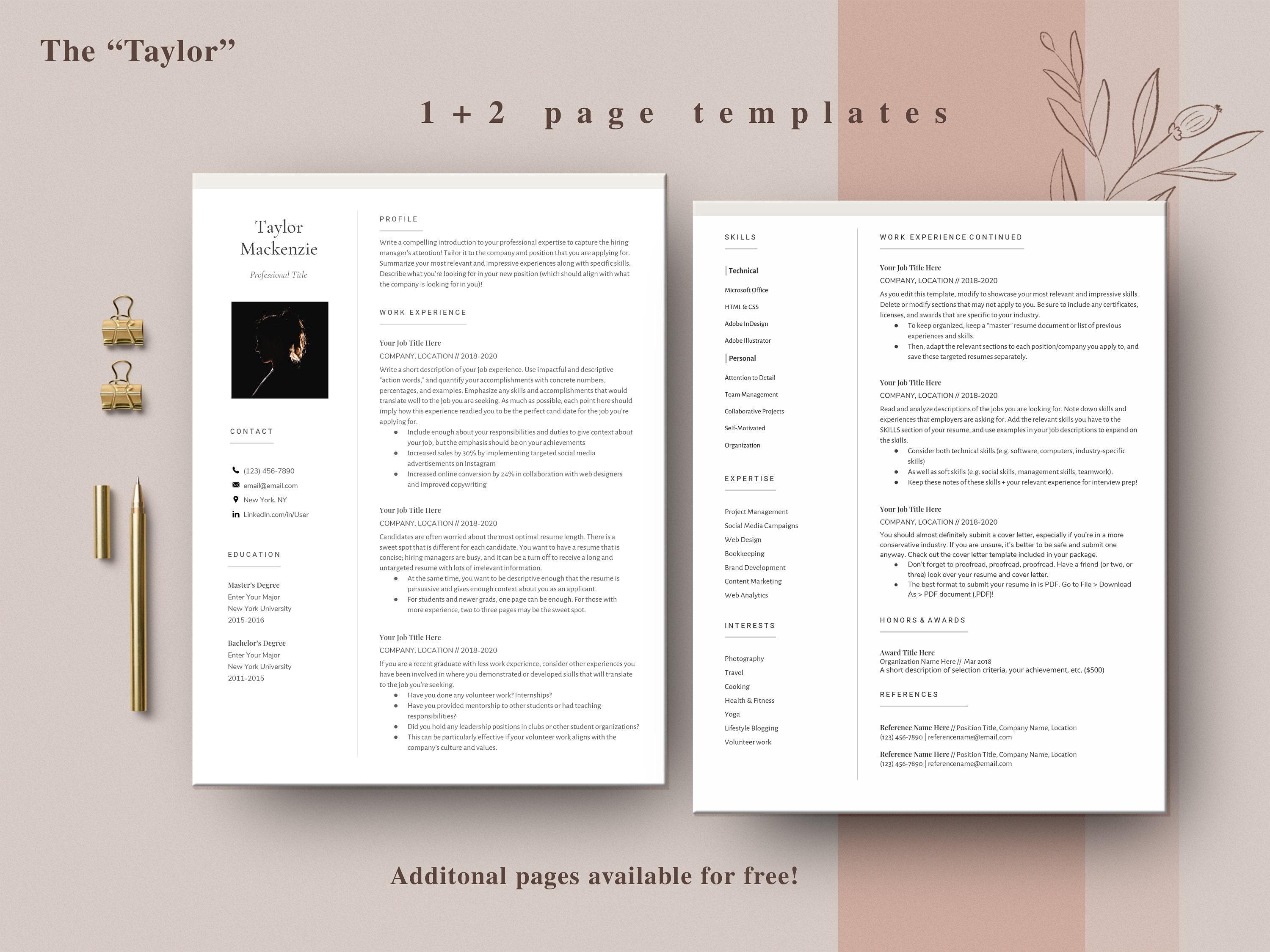Simple Google Docs Resume, Professional Teacher Resume Template Mac ...