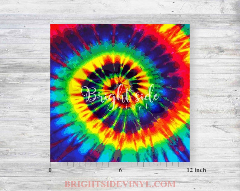 Traditional Tie Dye Pattern HTV Vinyl/ 651 Adhesive Vinyl/ | Etsy