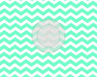 Chevron Mint Green | Etsy