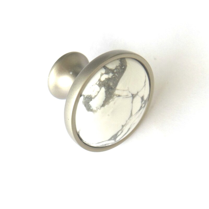 Howlite Knobs - Etsy