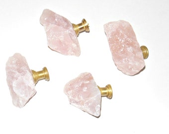 Rose Quartz Knobs | Etsy